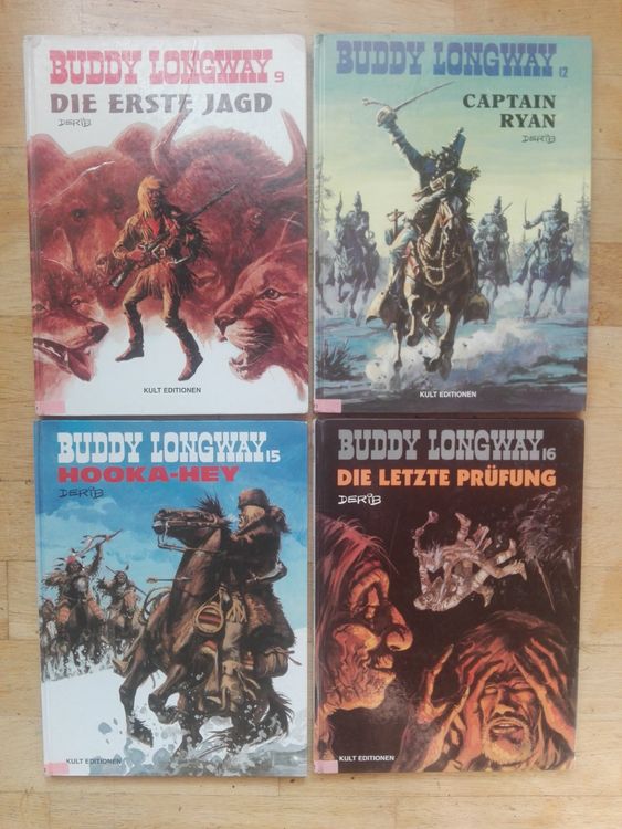 4x Buddy Longway (Band 9-12-15-16) Kult Editionen (Deutsch) (Gebraucht ...