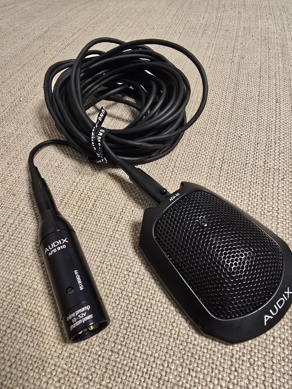 Audix ADX60 Boundary Microphone + APS-910 Preamp + XLR Cabl (Gebraucht ...