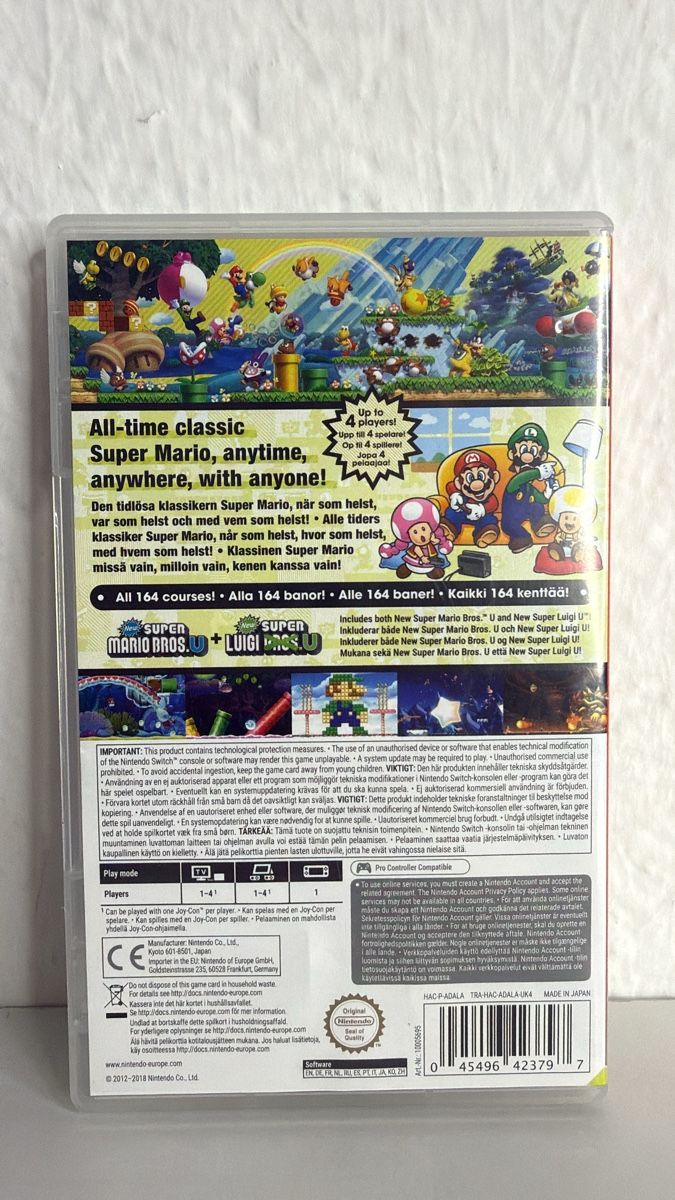 Super Mario Bros. U Deluxe - Nintendo Switch Game 🎮 (Gebraucht) in ...