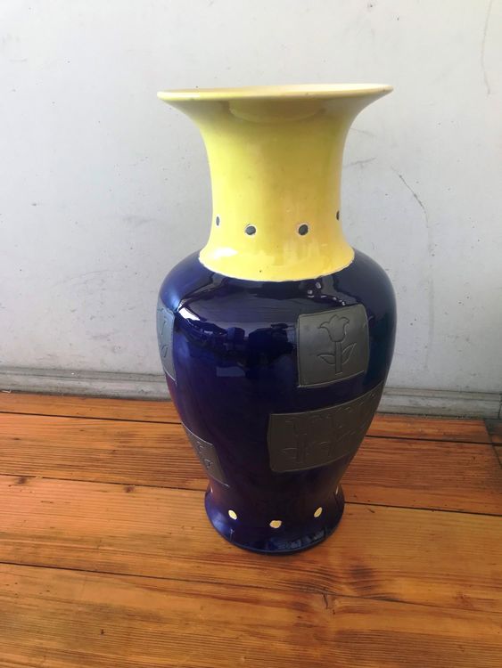 Grosse Vase, 52cm hoch Balu Gelb | Kaufen auf Ricardo