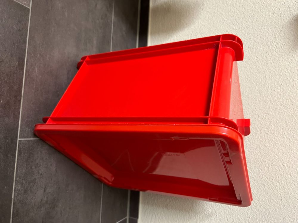 Rote Box mit Deckel | Kaufen auf Ricardo