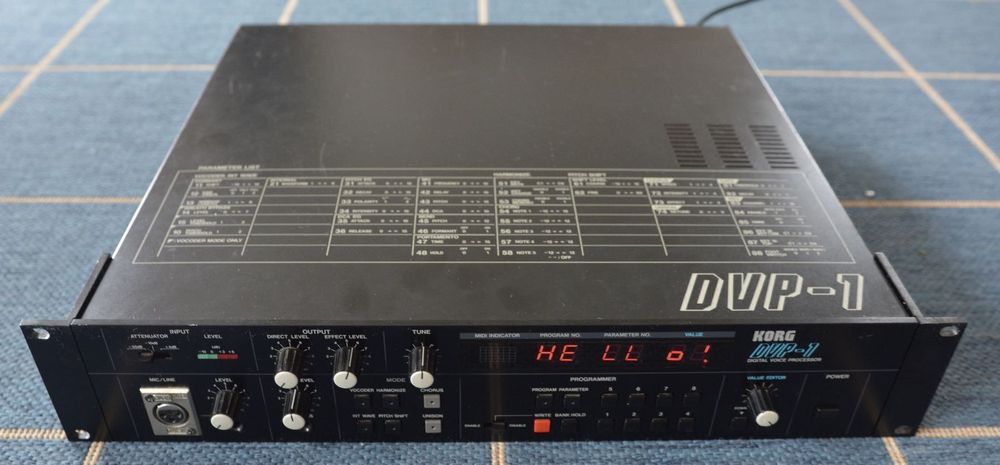 KORG DVP-1 Digital Voice Processor 19“ (Gebraucht) in Mauren TG für CHF ...