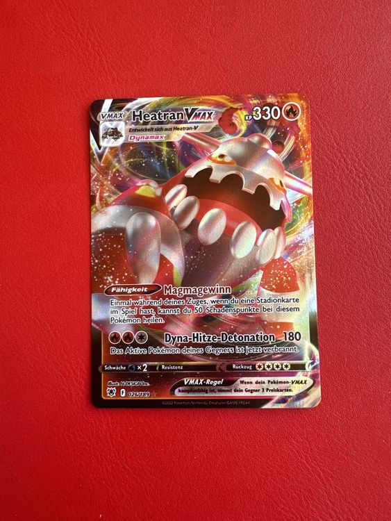 Pokémon Heatran 330 HP VMAX Rare Top Zustand mega cool (Gebraucht) in ...