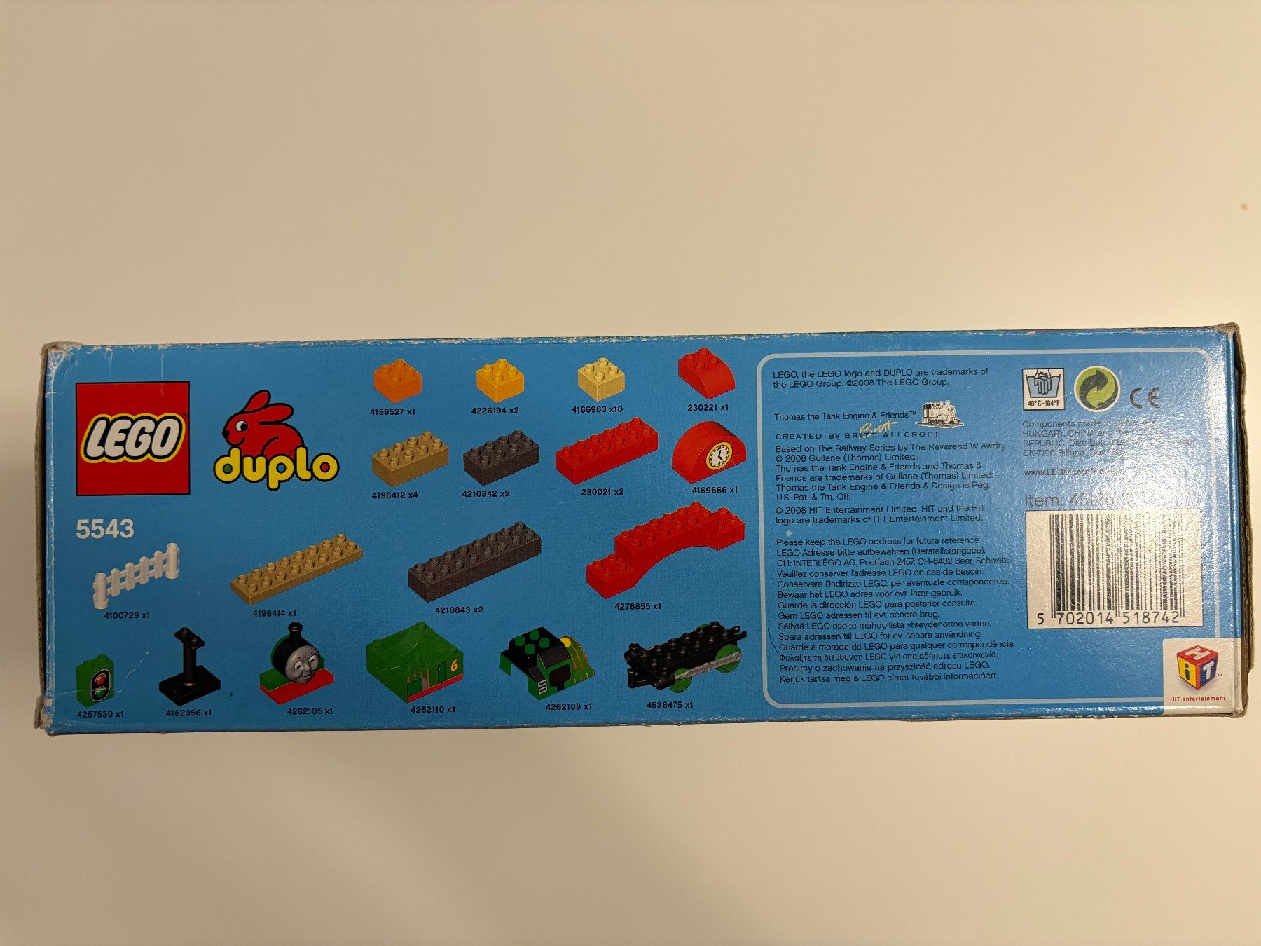 LEGO Duplo 5543 Thomas&Freunde: Percy im Lokschuppen (Gebraucht) in ...