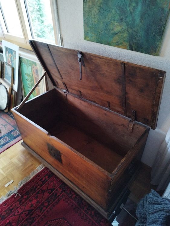 Coffre malle en bois noble | Kaufen auf Ricardo