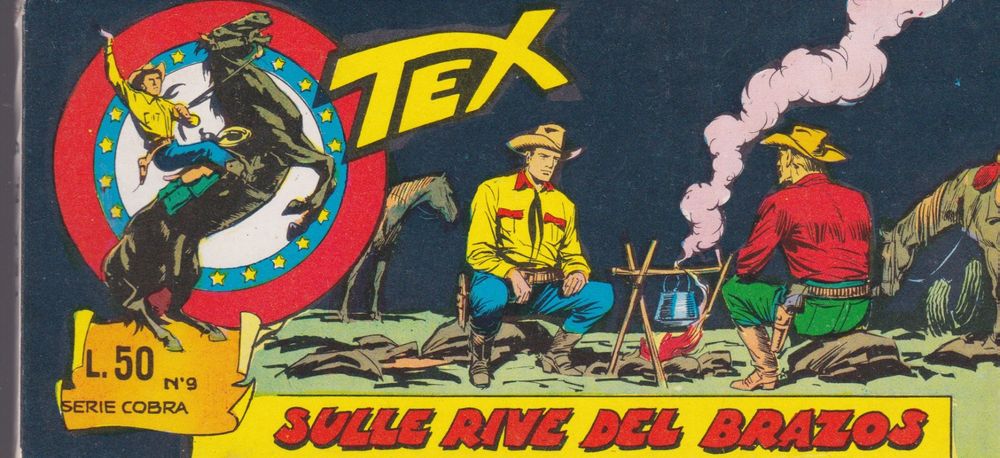 Italian comic strip TEX SERIE COBRA # 9 1966 SULLE RIVE DEL (Gebraucht ...