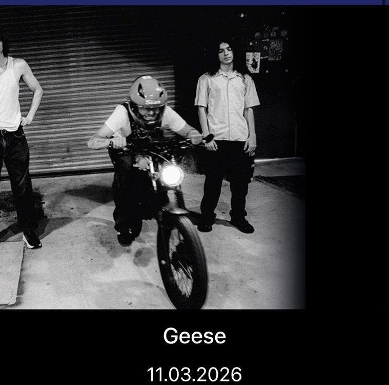 Geese, 2 Tickets, Zürich, 11.03.2026, Stehplatz. (Neu (gemäss ...