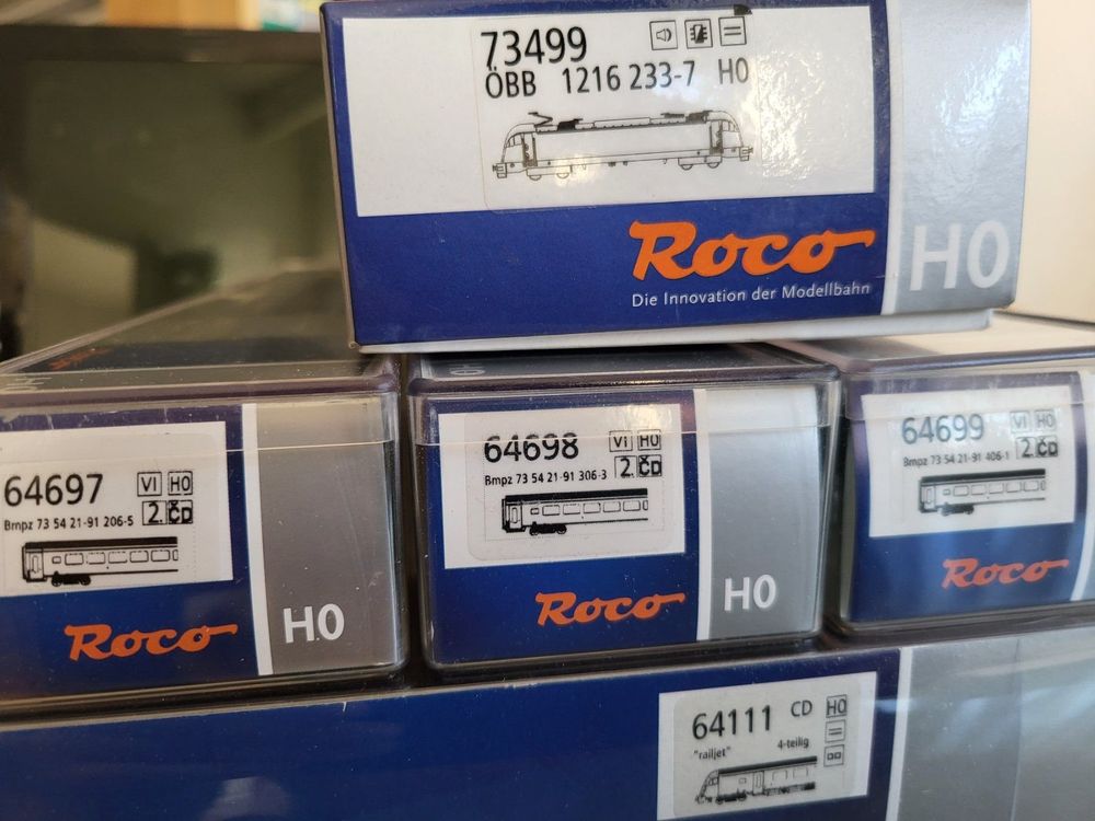 Roco České Dráhy Railjet Taurus CD/ÖBB DC Sound (Gebraucht) in La Tour ...