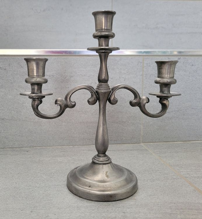 Zinnkerzenständer für 3 Kerzen (Gebraucht) in Niederbipp für CHF 12 – mit Lieferung auf Ricardo ...