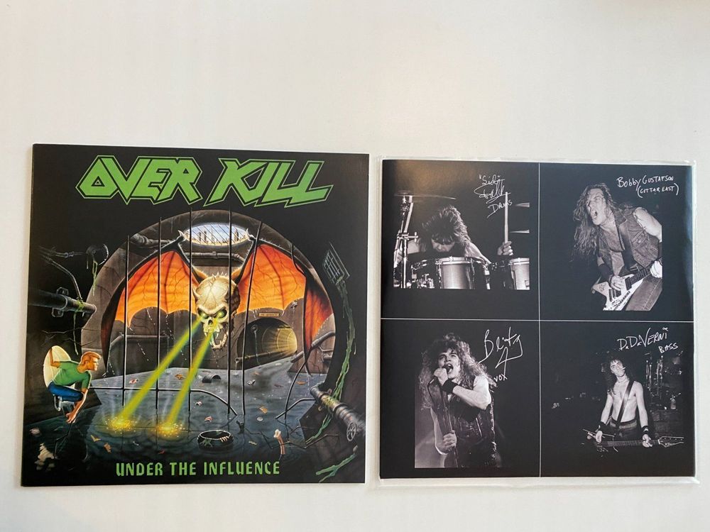 OVERKILL - Under the Influence LP (Neu (gemäss Beschreibung)) in Egg b ...