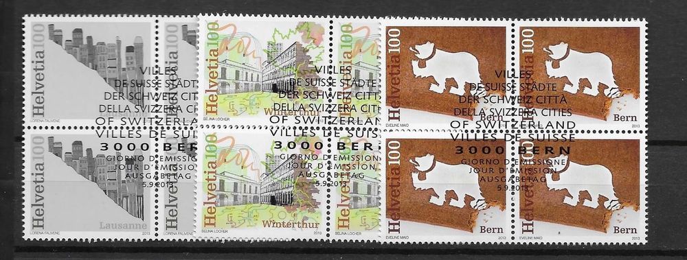 B1481 - Villes de Suisse 2013 B4 1er j. | Kaufen auf Ricardo