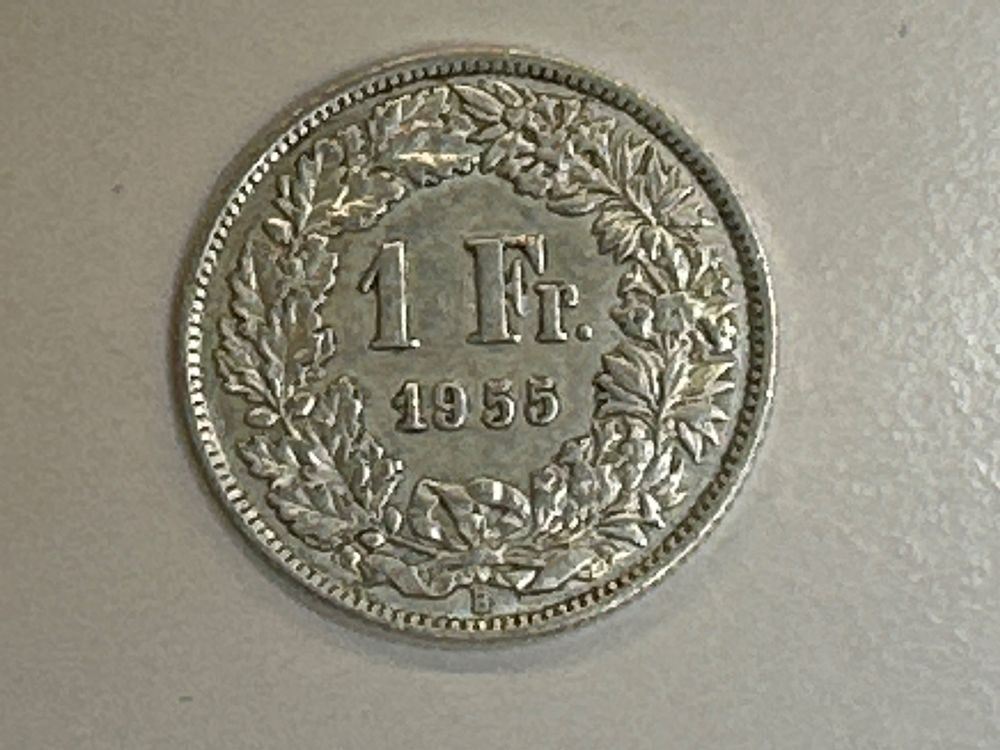 1 Fr.Silber Schweiz 1955 ss (Gebraucht) in Herisau für CHF 18 – mit Lieferung auf Ricardo kaufen