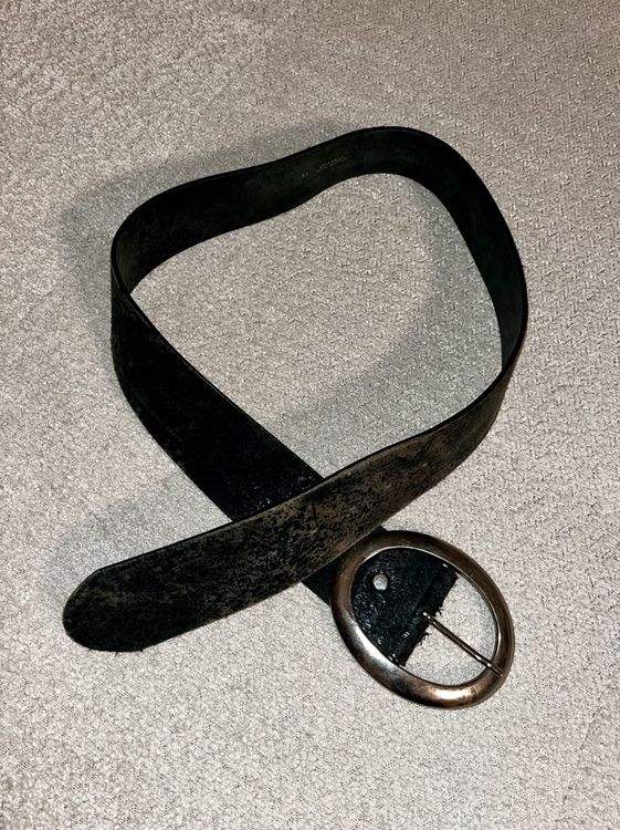 Damen Vintage Ledergürtel mit grosser Schnalle (Neu (gemäss ...