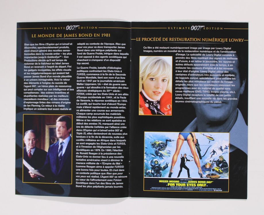 DVD JAMES BOND 007 RIEN QUE POUR VOS YEUX 2Disc édition (Gebraucht) in Brüttisellen für CHF 1 ...