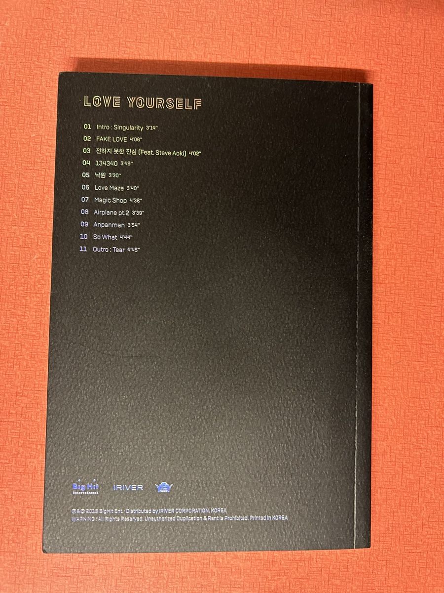 BTS - Love Yourself: Tear - Album - K-Pop - Selten! (Gebraucht) in ...