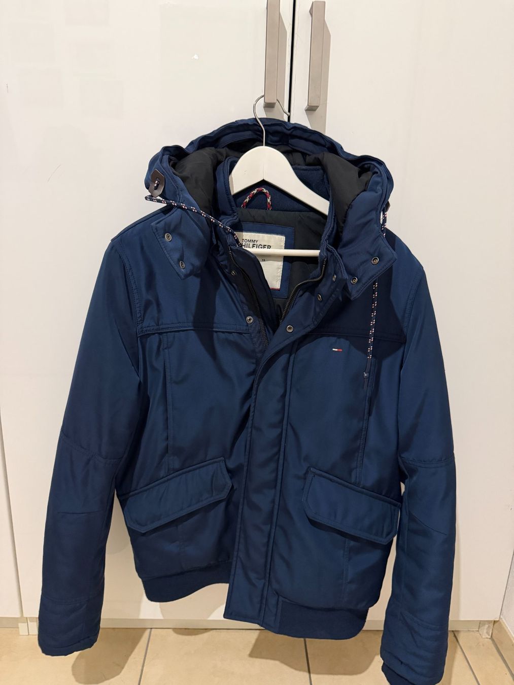 Tommy Hilfiger Denim Winterjacke mit Kapuze (abnehmbar) (Gebraucht) in ...