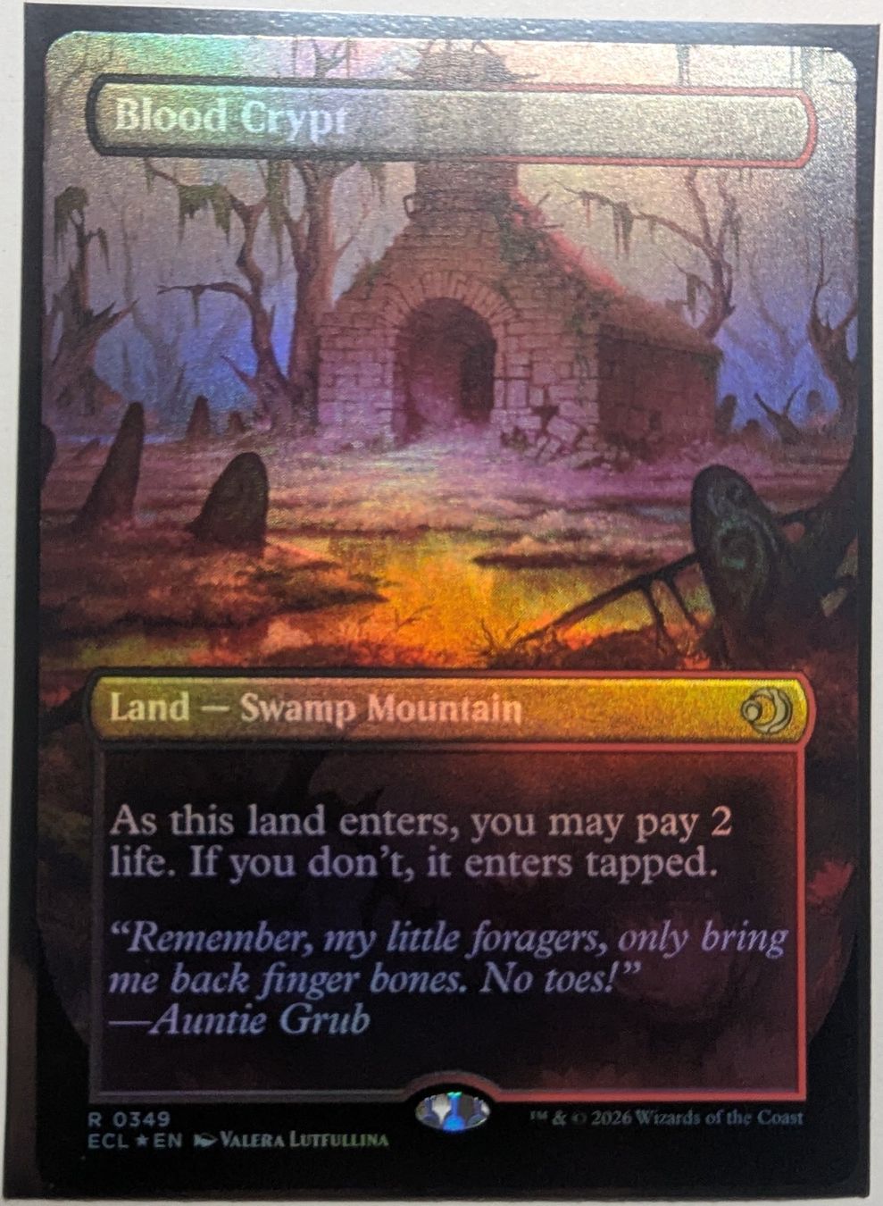 Blood Crypt foil borderless - Lorwyn Eclipsed EN (Neu (gemäss ...