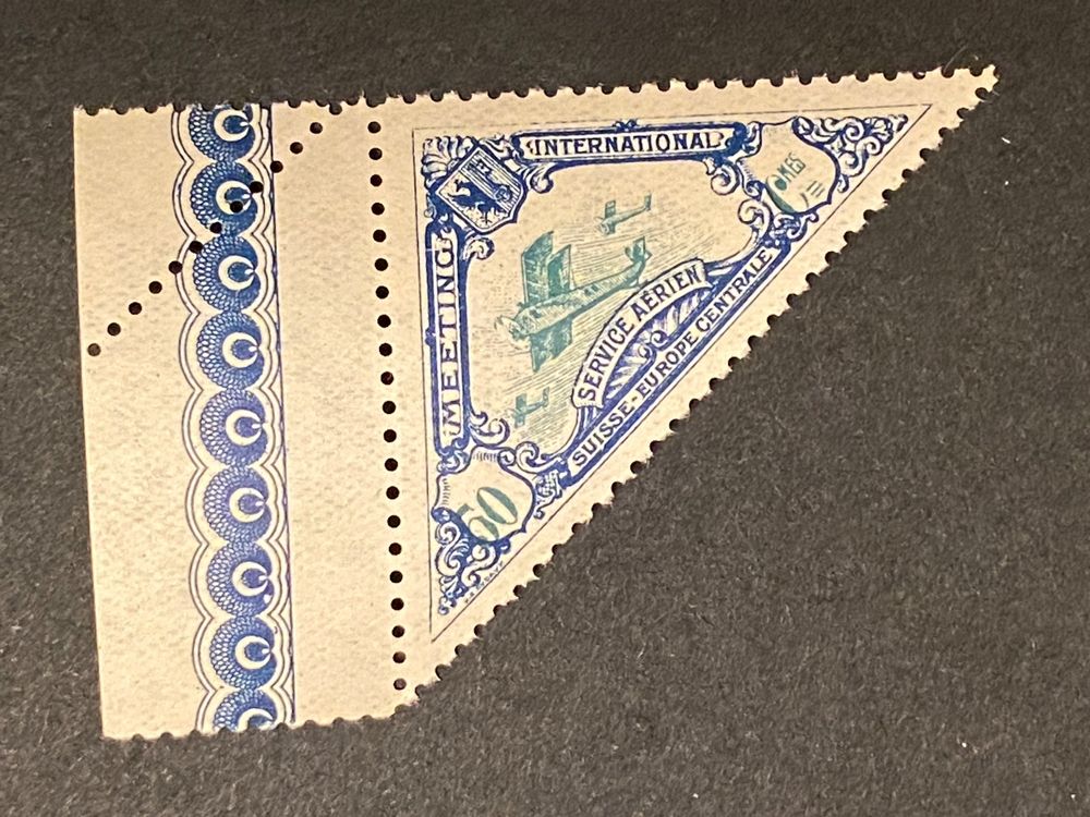 Vignette 16, postfrisch, schöne Druckverschiebung (D'occasion) à Aarau ...