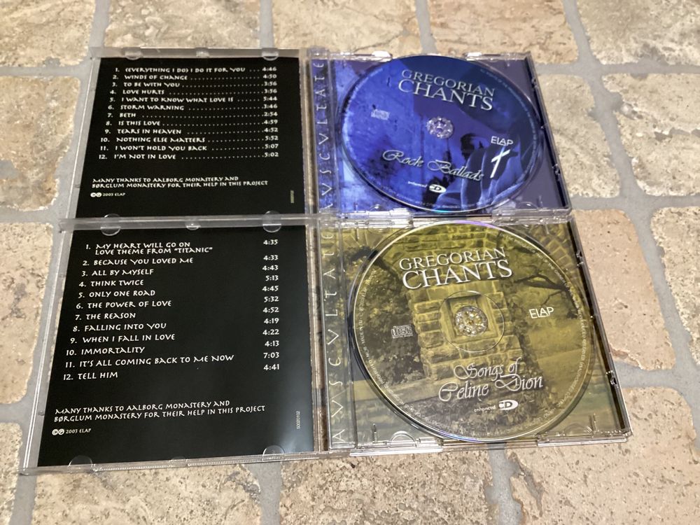 2 CD Gregorian Chants, Rock Ballads / Songs of Celine Dion | Kaufen auf Ricardo