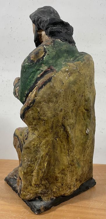 Antike Heilige Barock geschnitzte Holz Skulptur | Kaufen auf Ricardo