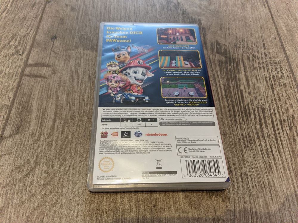 Paw Patrol Abenteuerstadt ruft | Nintendo Switch | CIB (Gebraucht) in ...