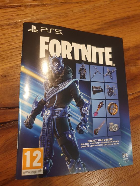 Fortnite Cobalt Star Bundle PS5 (Code) (Neu und originalverpackt) in ...