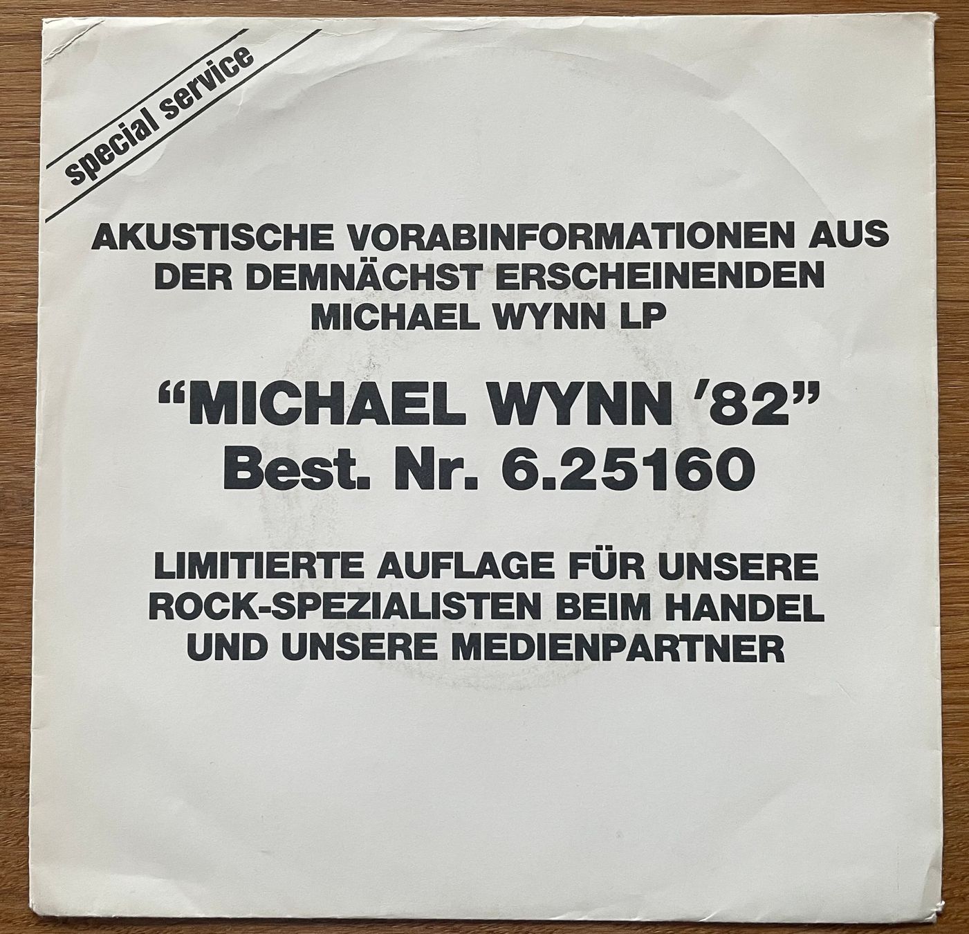 EP, Michael Wynn '82, Keep on Fighting.., limitierte Auflage (Gebraucht ...
