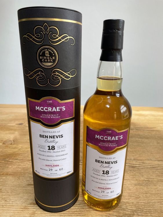 BEN NEVIS McCrae‘s Whisky 18 years | Kaufen auf Ricardo
