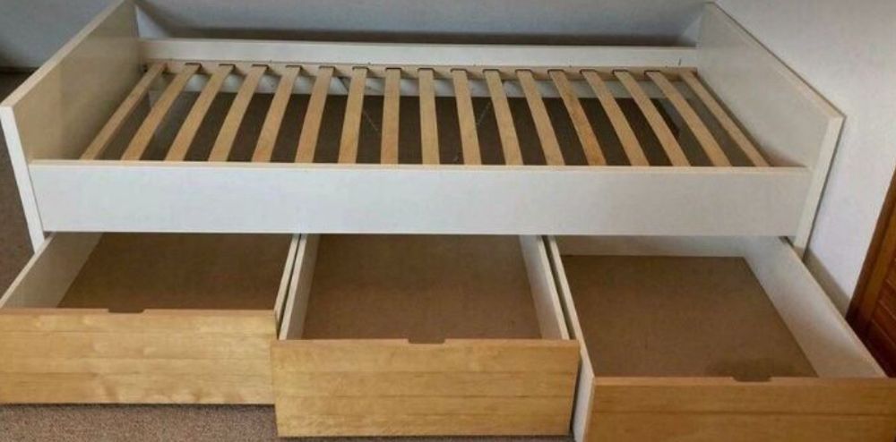 Bett IKEA Rakke 90x200 mit Matratze | Kaufen auf Ricardo