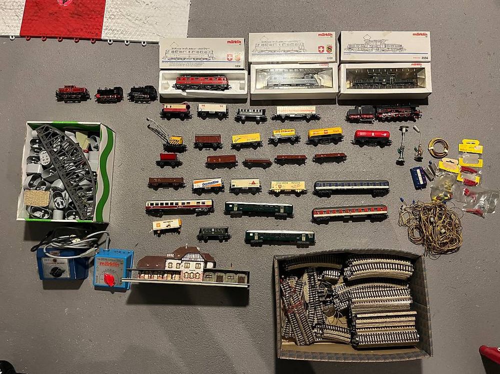 Verschiedenes Märklin H0 Material, Gleise, Lockis, Wagen,... (Gebraucht ...