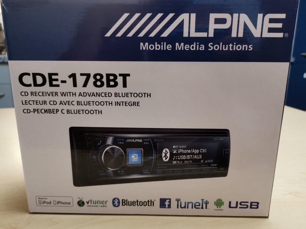 Autoradio Alpine CDE-178BT (Gebraucht) in Fulenbach für CHF 50 – mit ...
