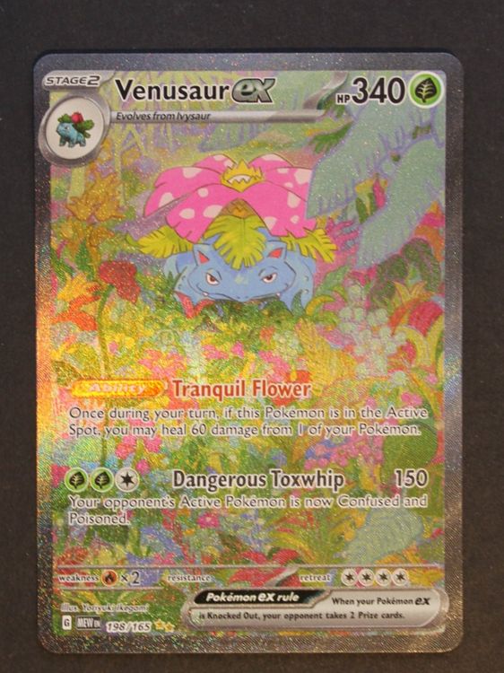Pokémon - 151 - Venusaur ex (MEW 198) EN (Neu (gemäss Beschreibung)) in ...