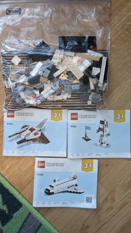 LEGO Spaceshuttle 31134, LEGO Creator 3-in-1 | Kaufen auf Ricardo LEGO Spaceshuttle 31134, LEGO Creator 3-in-1 | Kaufen auf Ricardo