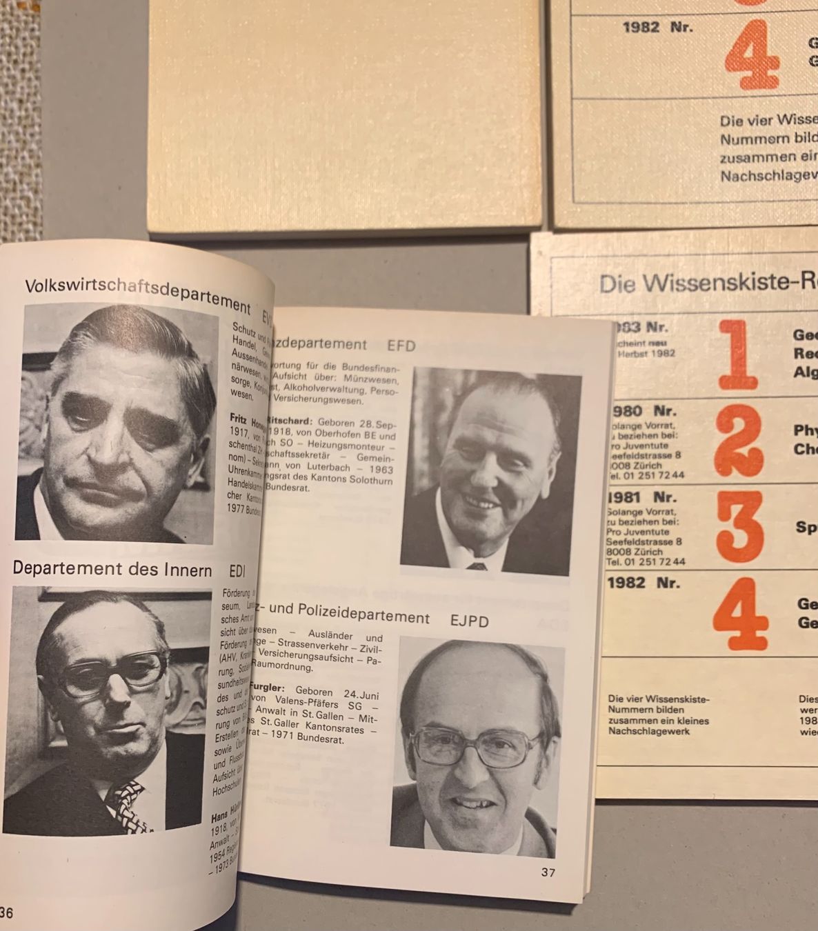 4 Hefte: Schatzkästlein, Wissenskiste 1 bis 4, 1979-1982 (Gebraucht) in ...