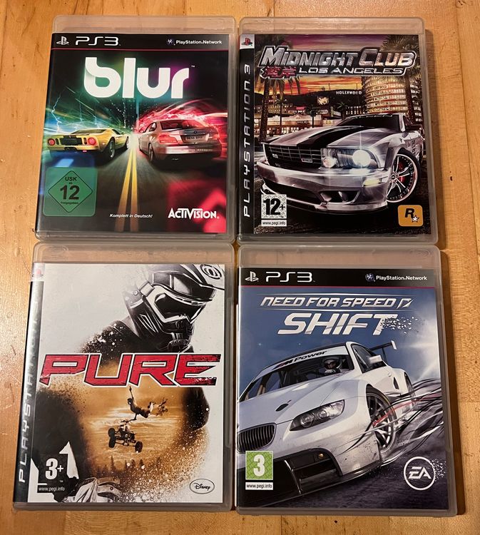 PS3 Racing Games Collection (4 Games) (Gebraucht) in Unterengstringen ...
