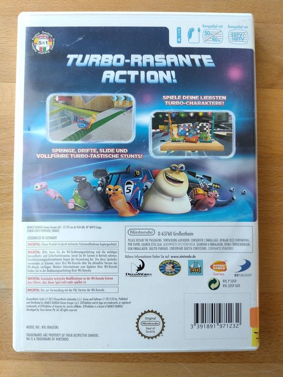 Dreamworks Turbo - Die Super-Stunt-Gang - Nintendo Wii (Gebraucht) in ...