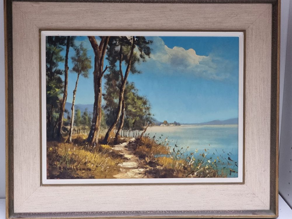 Schöne Landschaft Gemälde Signiert | Kaufen auf Ricardo