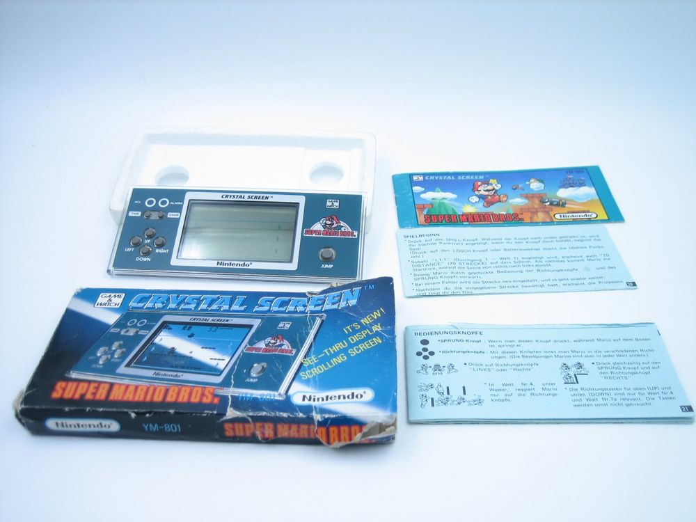 GAME & WATCH Crystal Screen Super Mario sehr RAR | Kaufen auf Ricardo