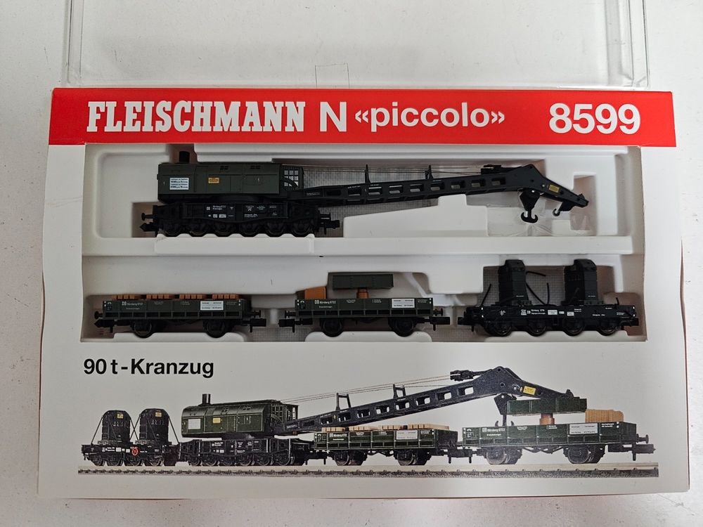 Fleischmann 8599 N piccolo 90 t-Kranzug dès 1.-f (Gebraucht) in ...