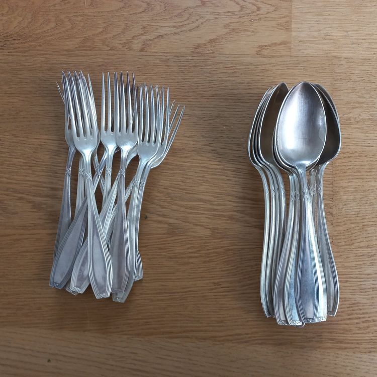 Silberbesteck Gabeln und Löffel (Gebraucht) in Neuhausen am Rheinfall für CHF 20 – mit Lieferung ...