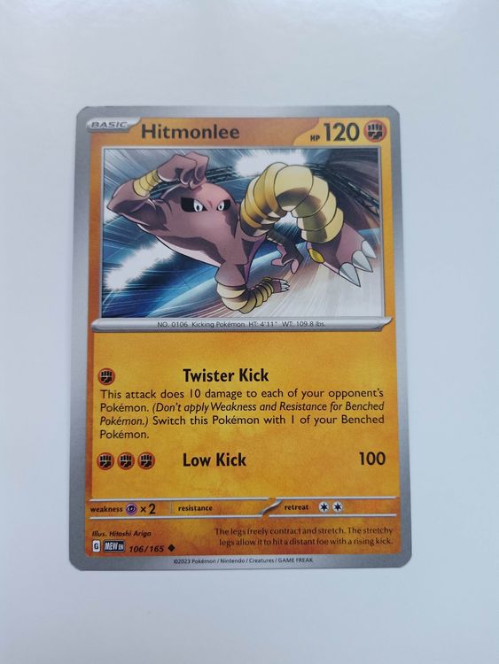 Hitmonlee Kicklee - Pokemon 151 Mew (Gebraucht) in Altstätten SG für ...