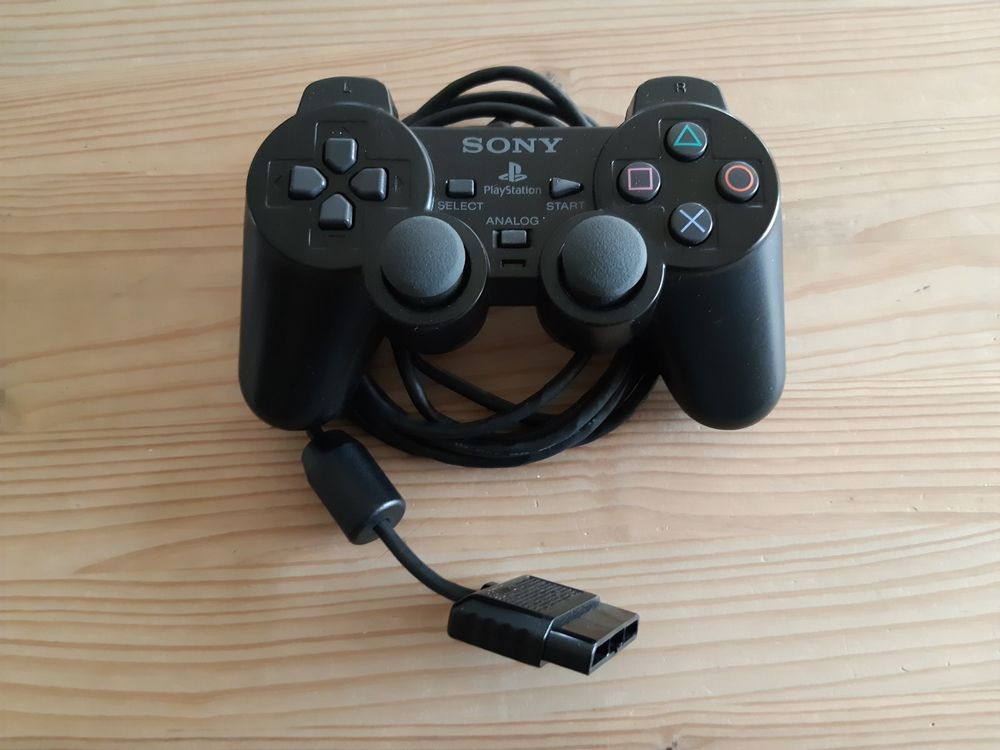 Original Sony PS2 Dualshock 2 Controller Schwarz (Gebraucht) in ...