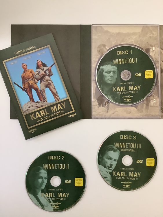 Karl May DVD Collection III Limited Edition Winnetou 1-3 (Gebraucht) in ...