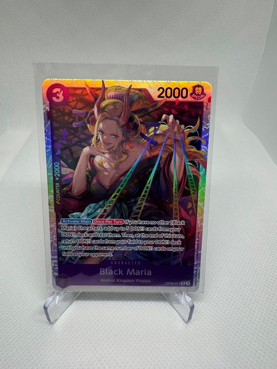 One piece Karte SR Op08-074 Black Maria (Neu (gemäss Beschreibung)) in ...