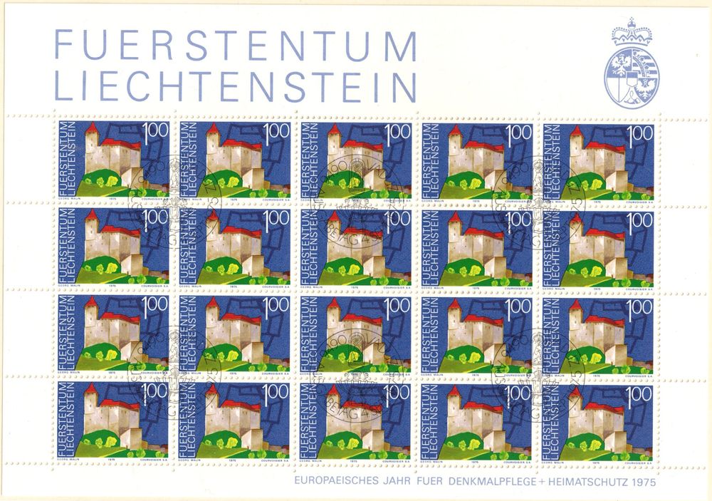 Kleinbogen Denkmahlpflege und Heimatschutz 1975 Ersttag | Kaufen auf Ricardo