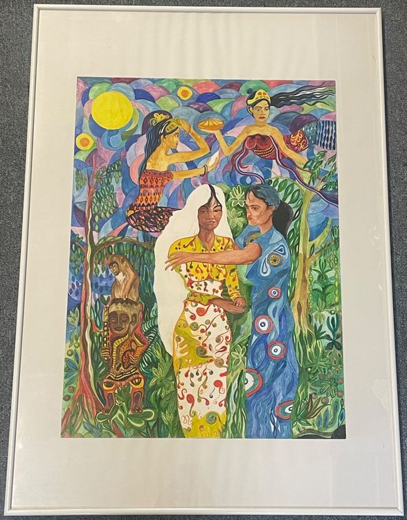 Interessante Aquarell signiert Anton R. | Kaufen auf Ricardo