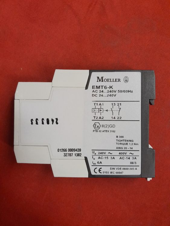 Moeller Thermistor Relais EMT6-K 24-240V AC/DC (Gebraucht) in ...