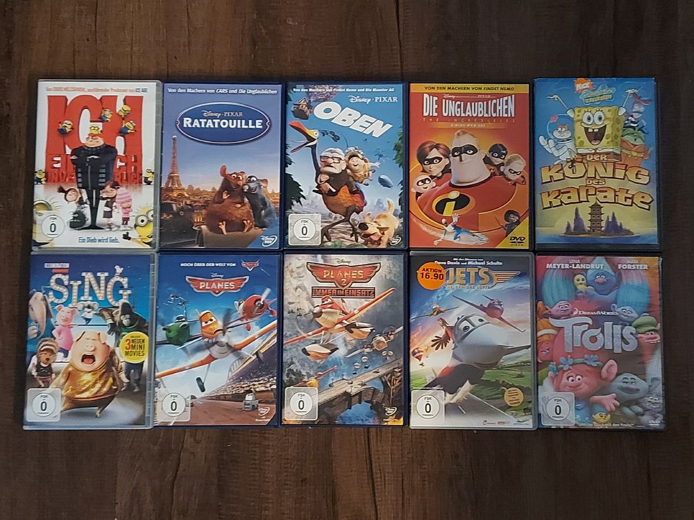 Kinder DVD 10 Stück | Kaufen auf Ricardo