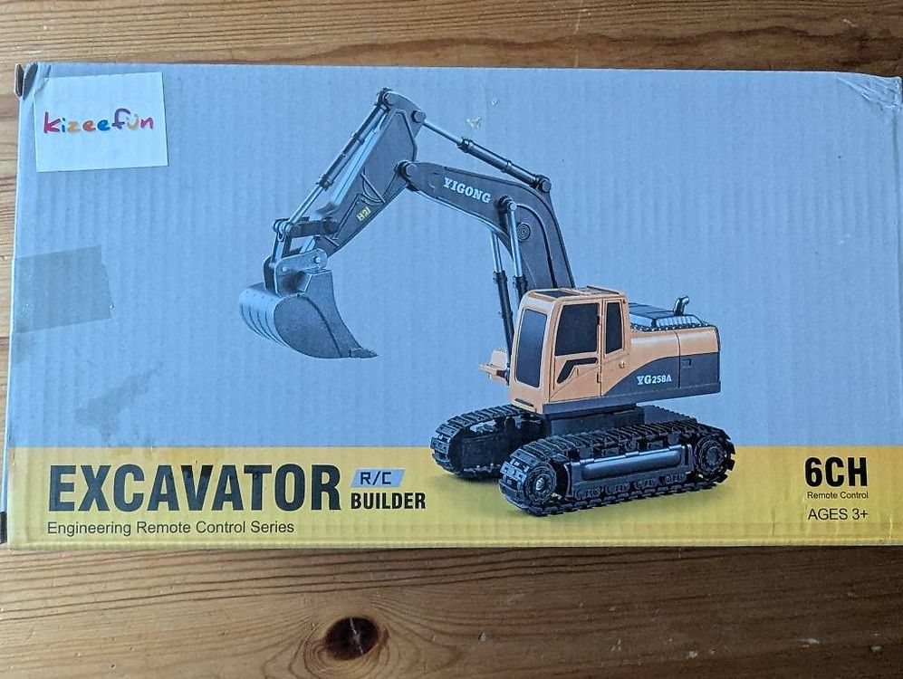 Excavator / Bagger ferngesteuert original verpackt | Kaufen auf Ricardo