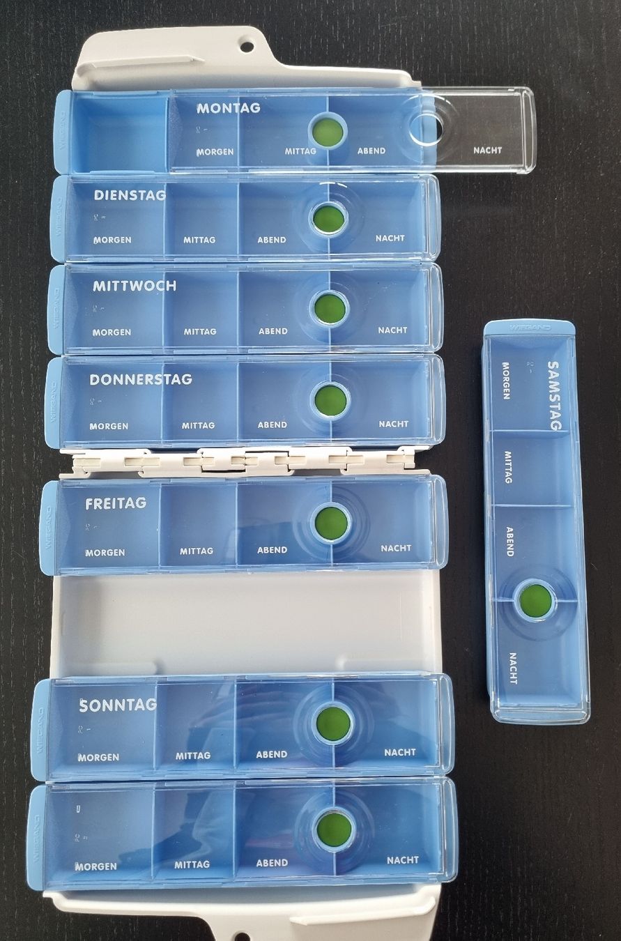 Wiegand WiBox Pro - Tablettenbox Wochendispenser (Neu (gemäss ...